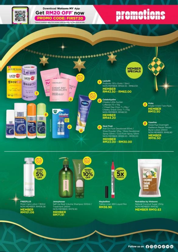 30 Mar-8 May 2023: Watsons Hari Raya Promotion Catalogue ...