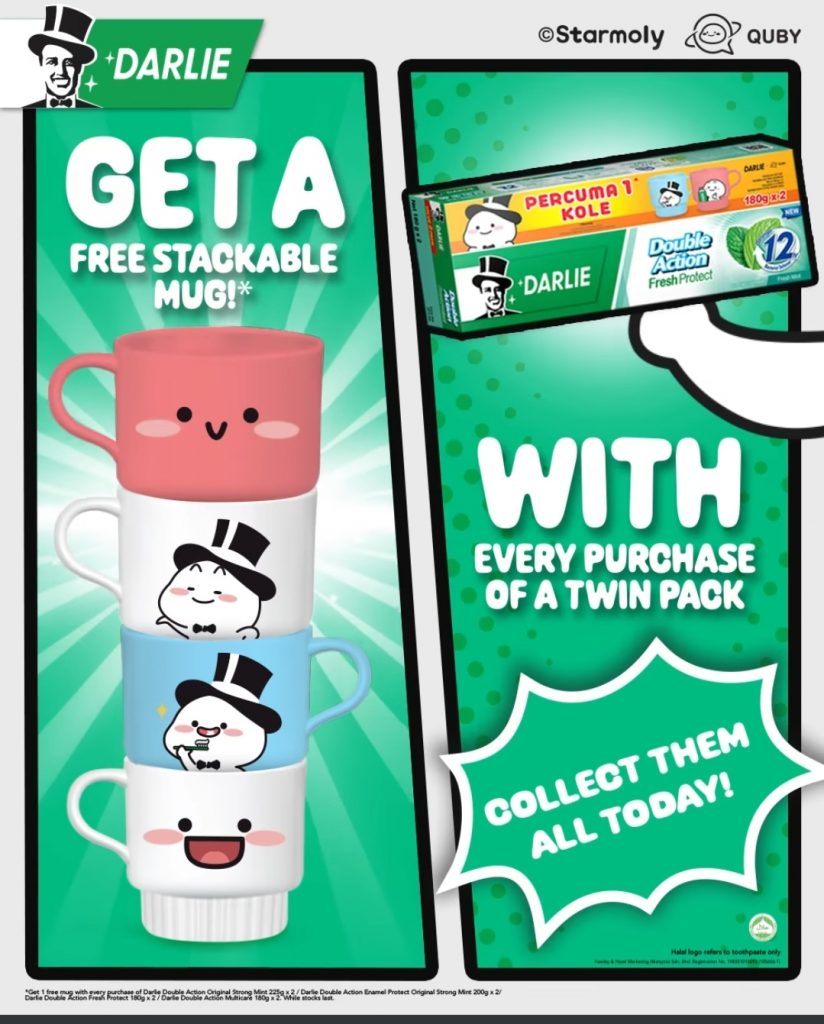 3 Aug 2023 Onward: Darlie Free Quby Stackable Mugs - EverydayOnSales.com