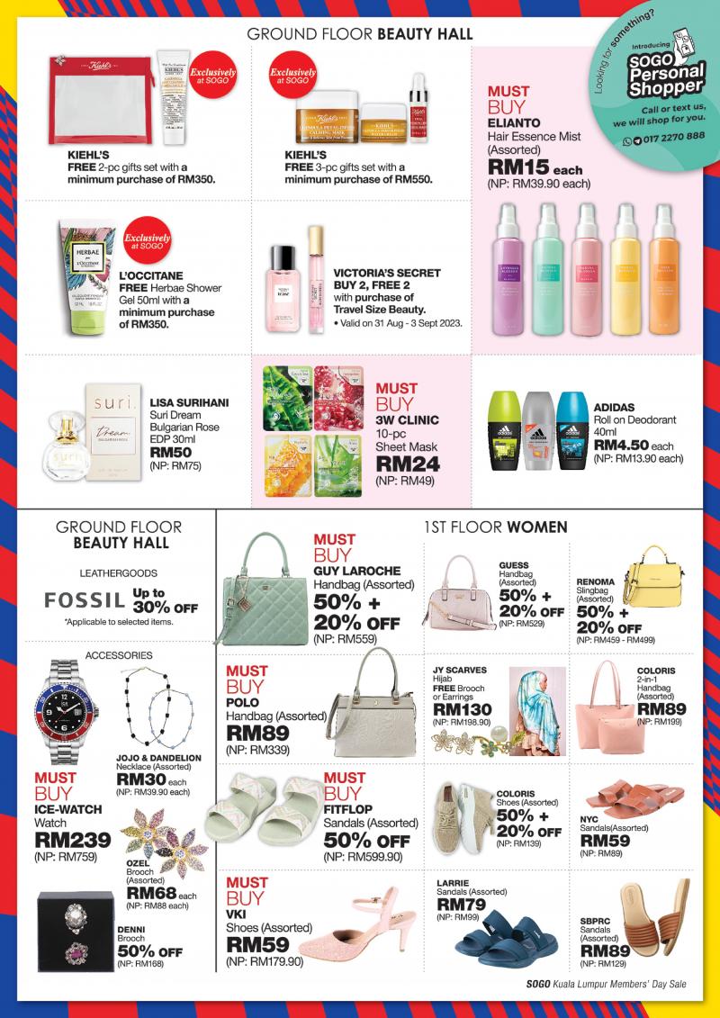 23 Aug-3 Sep 2023: SOGO Members Day Sale Catalogue - EverydayOnSales.com 23 Aug-3 Sep 2023: SOGO Members Day Sale Catalogue - EverydayOnSales.com