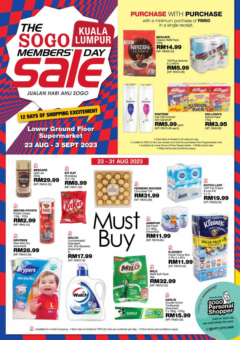 23 Aug-3 Sep 2023: SOGO Supermarket Members Day Sale - EverydayOnSales.com 23 Aug-3 Sep 2023: SOGO Supermarket Members Day Sale - EverydayOnSales.com