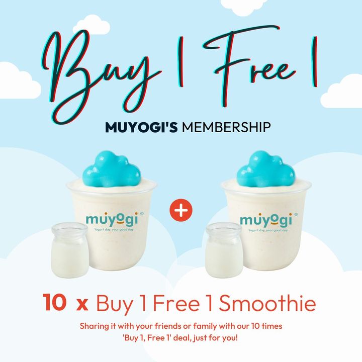 19 Oct 2023 Onward: Muyogi 10 times ‘Buy 1, Free 1’ deal for Members ...