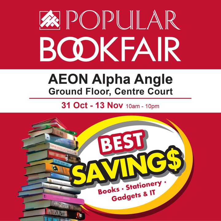 31 Oct-13 Nov 2023: Popular Bookfair 2023 at AEON Alpha Angle ...