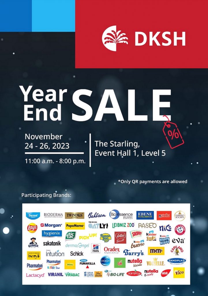 24-26 Nov 2023: DKSH Year-End Warehouse Sale at The Starling - EverydayOnSales.com
