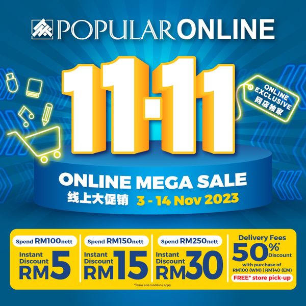 3-14 Nov 2023: Popular 11.11 Online Mega Sale - EverydayOnSales.com
