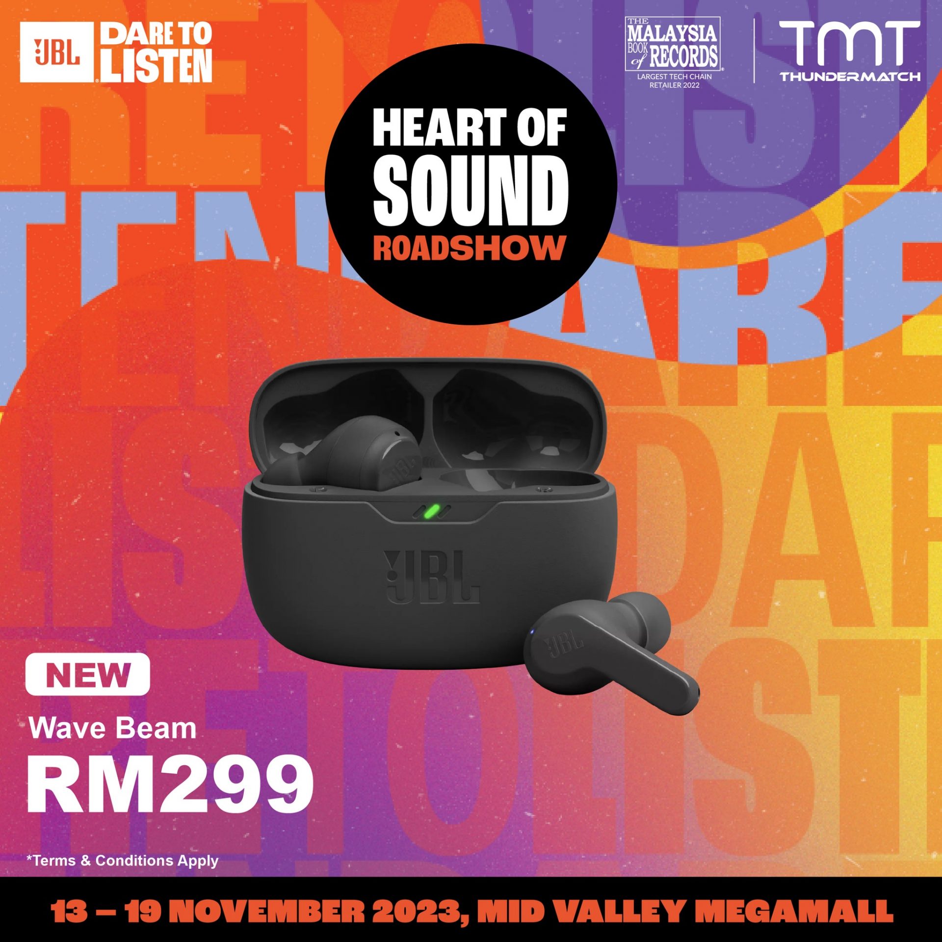 13-19 Nov 2023: TMT JBL Heart of Sound Roadshow at Mid Valley Megamall ...