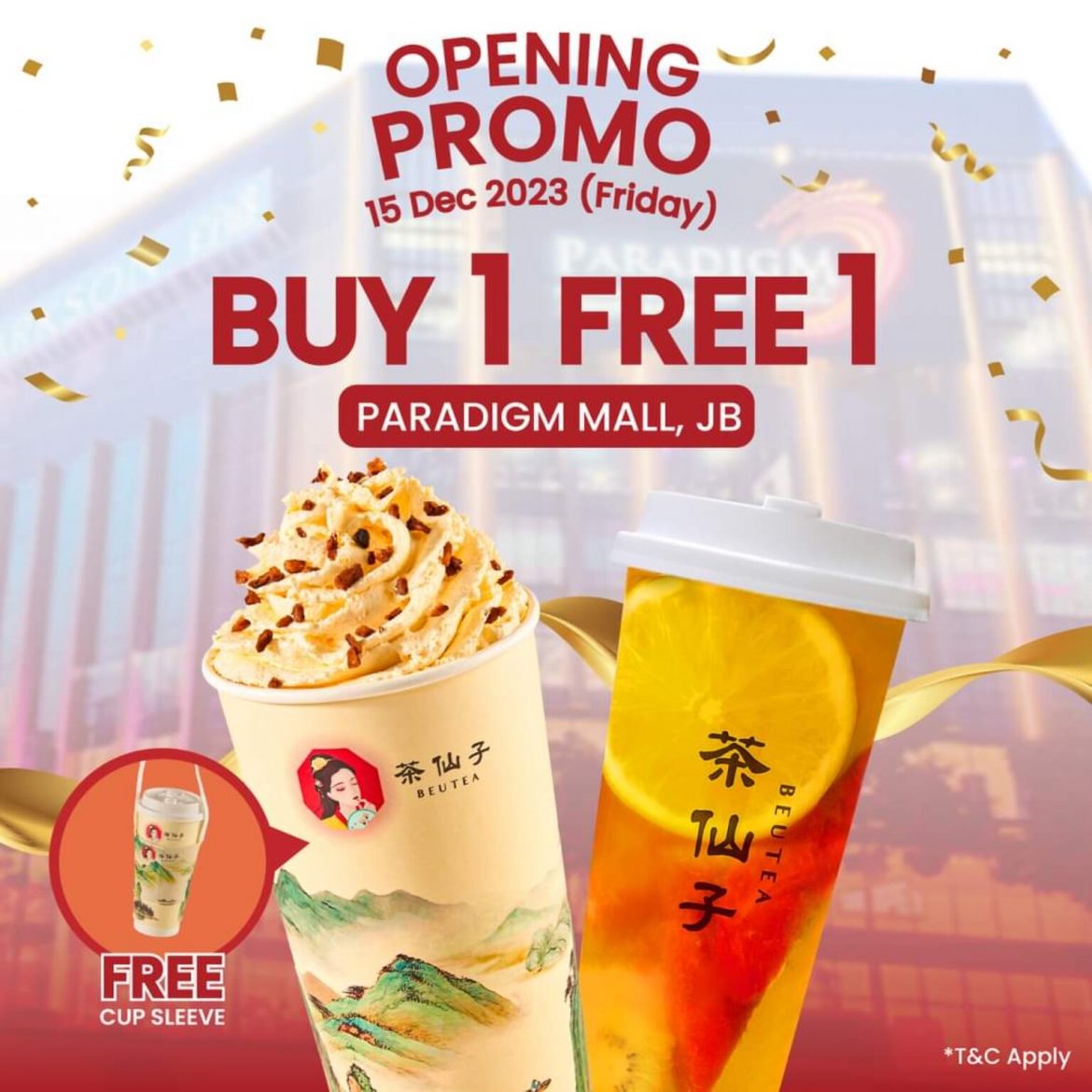 15 Dec 2023: Beutea Grand Opening Promo at Paradigm Mall JB ...