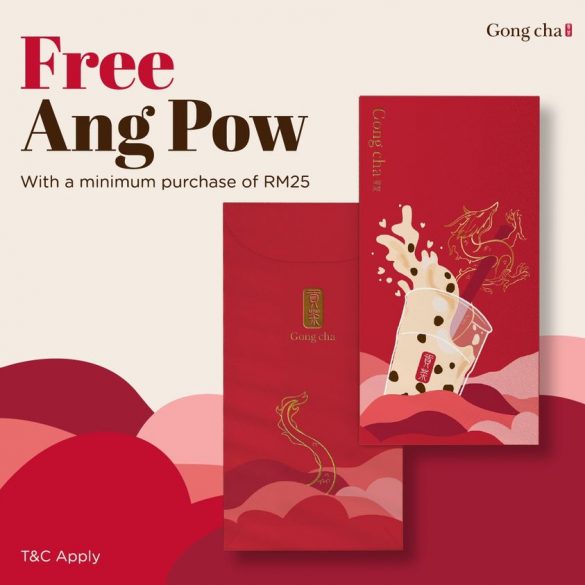 8 Jan 2024 Onward: Gong Cha Free Ang Pow Promo - EverydayOnSales.com