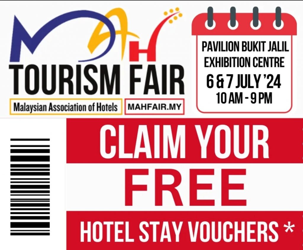 6-7 Jul 2024: MAH Tourism Fair 2024 Free Hotel Stay Vouchers Giveaways ...