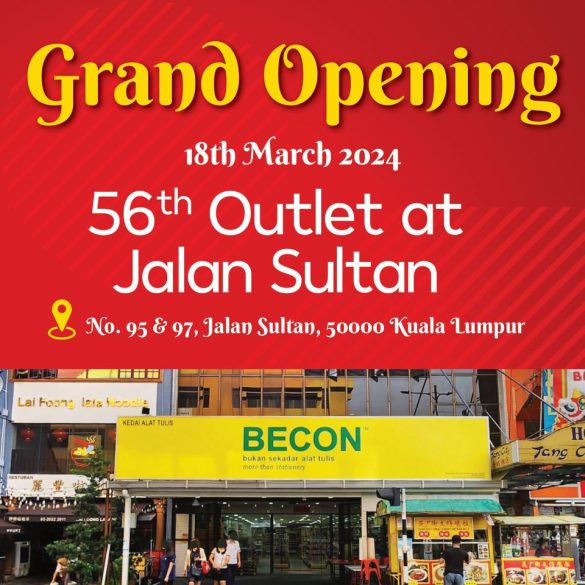 18 Mar 2024: Becon Stationery - Grand Opening Special at Jalan Sultan - EverydayOnSales.com