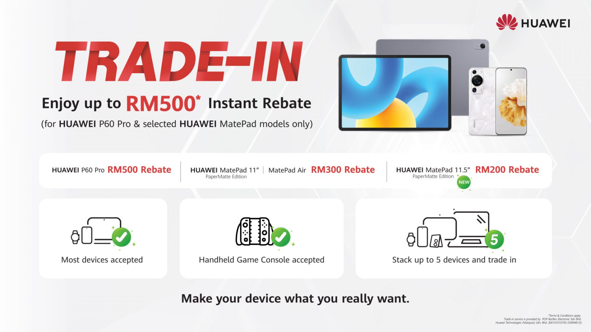 13 Mar 2024 Onward: Huawei - Trade In Promo - EverydayOnSales.com