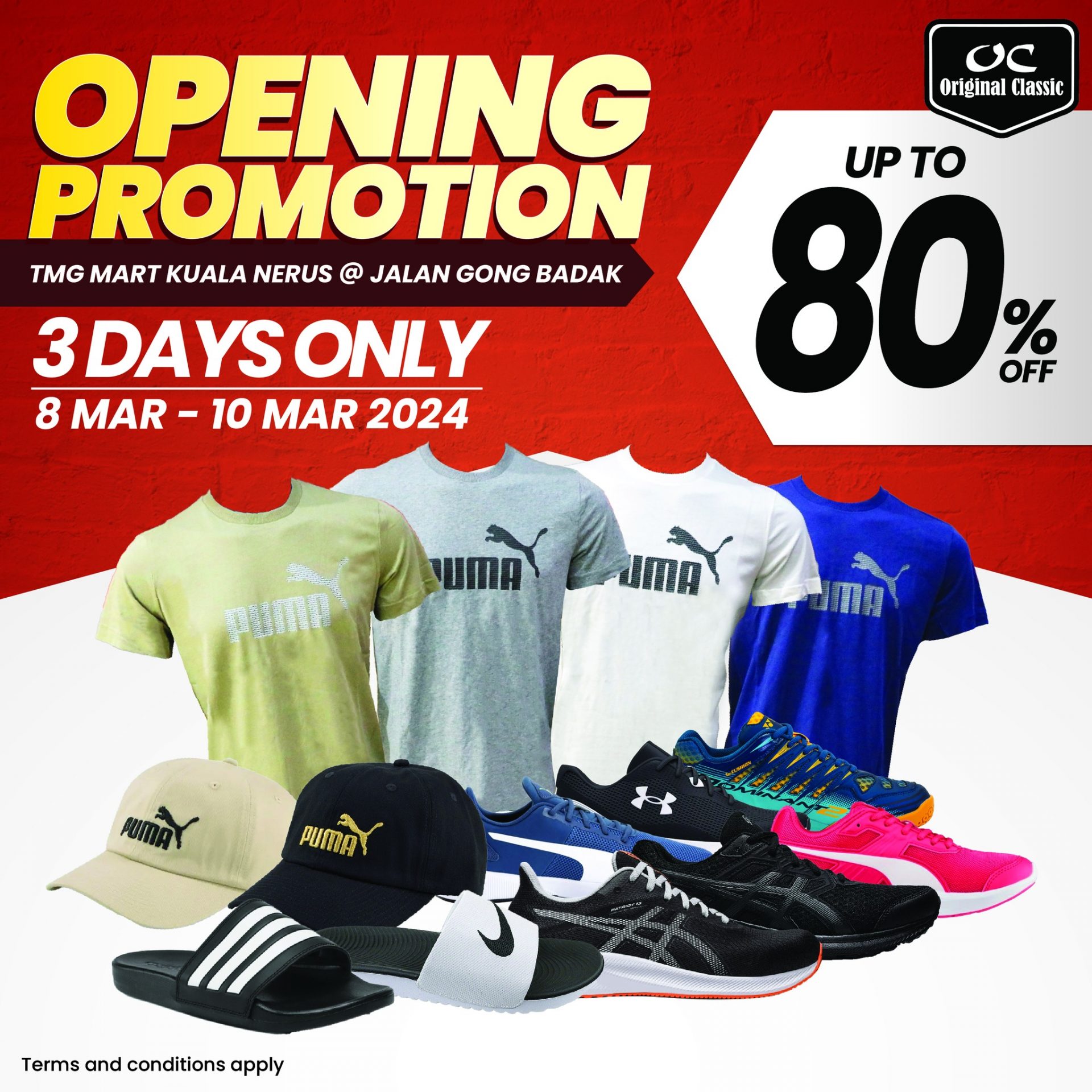8-10 Mar 2024: Original Classic - Grand Opening Promo at TMG Mart Kuala Nerus - EverydayOnSales.com