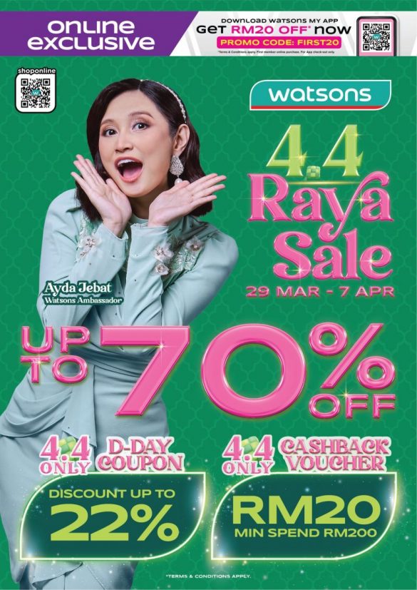 14 Mar-22 Apr 2024: Watsons - Raya Sale Catalogue - EverydayOnSales.com