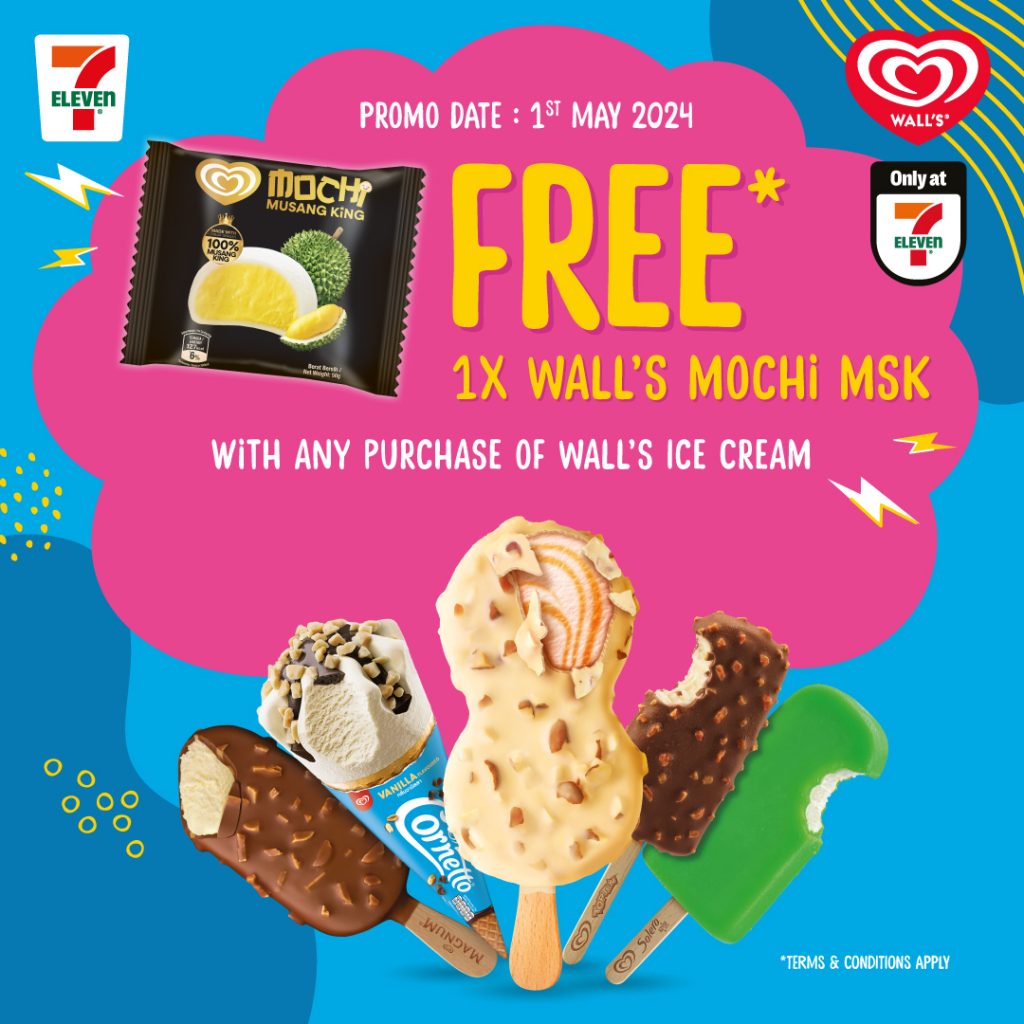1 May 2024: 7-Eleven - Free Musang King Mochi Promotion ...