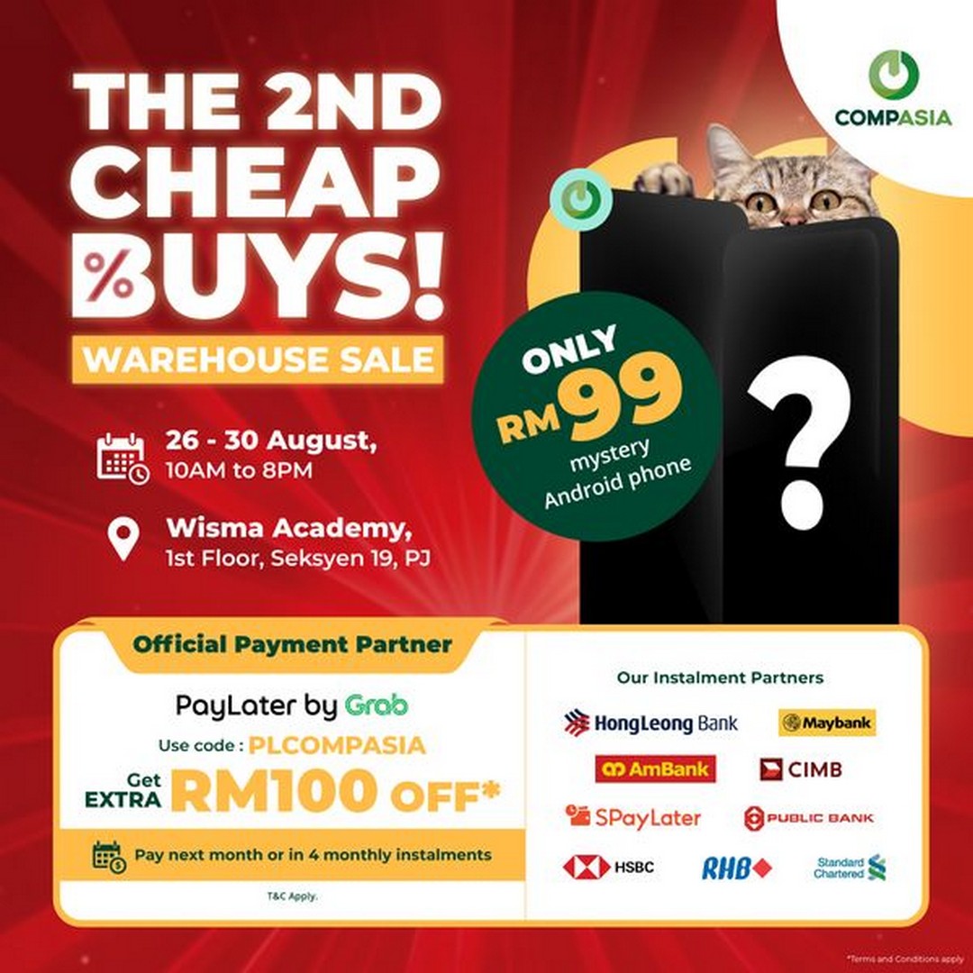 26-30 August 2024: CompAsia Malaysia – The 2nd Hand Gadget Warehouse ...