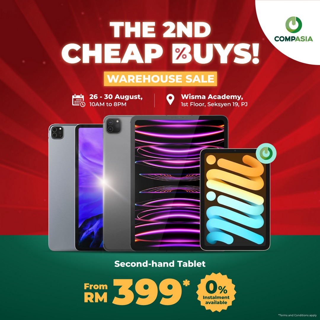 26-30 August 2024: CompAsia Malaysia – The 2nd Hand Gadget Warehouse ...