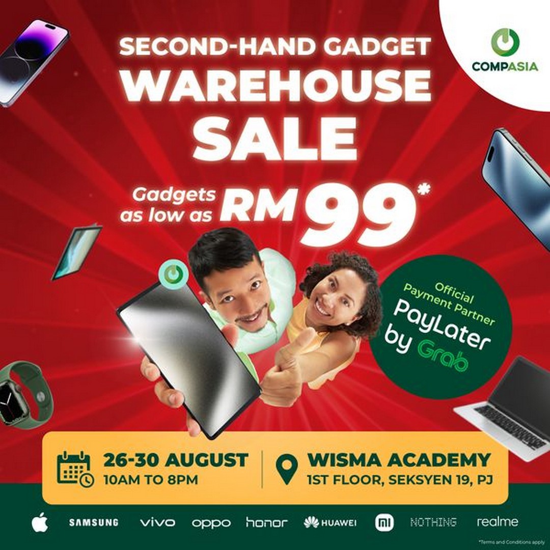 26-30 August 2024: CompAsia Malaysia – The 2nd Hand Gadget Warehouse ...