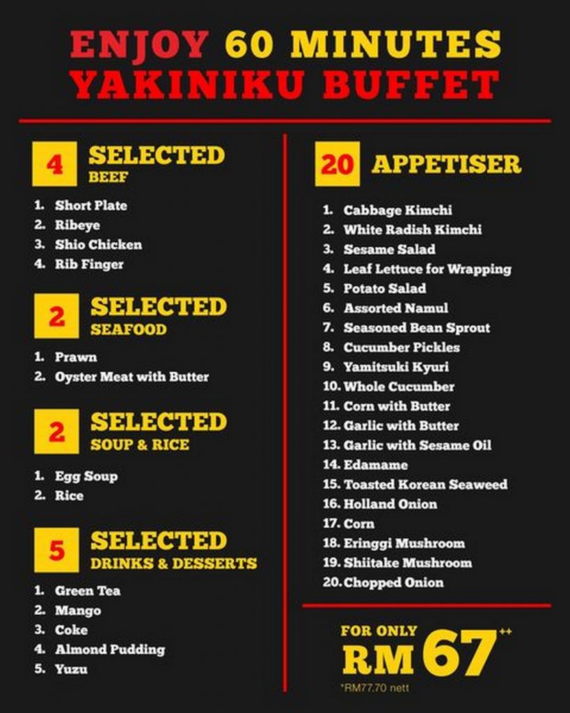 29 August - 16 September 2024: Jyu Jyu Yakiniku, Special Merdeka Buffet ...