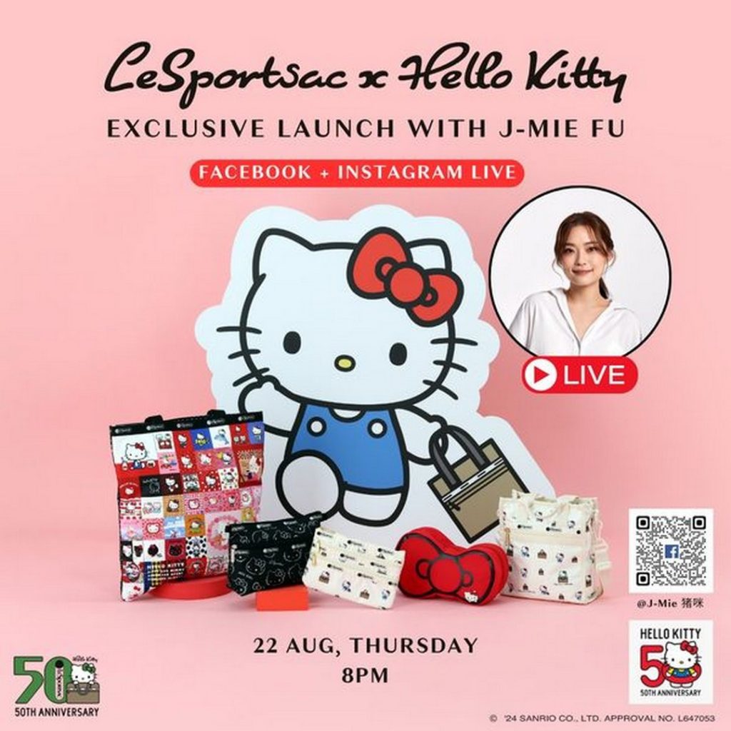22 August 2024: LeSportsac Malaysia: Exclusive Hello Kitty Launch and ...