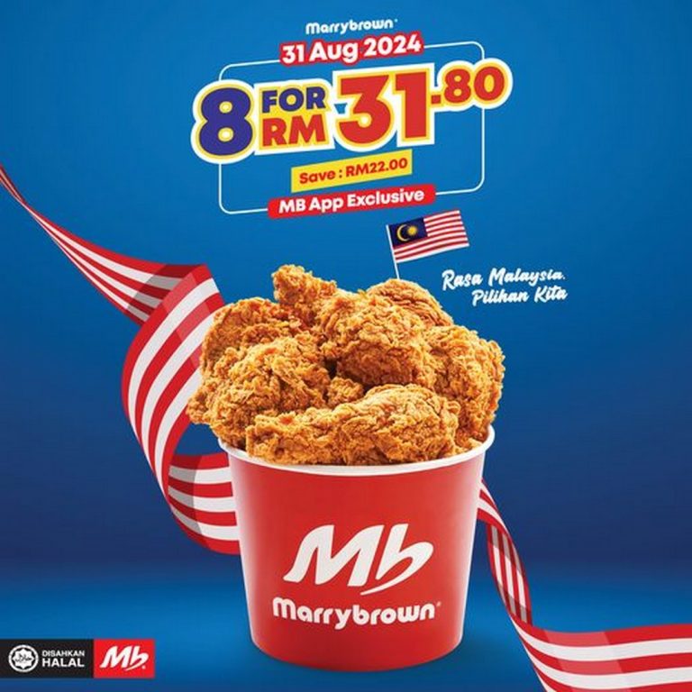31 August 2024: Marrybrown Malaysia – Special Merdeka Day Promotion ...