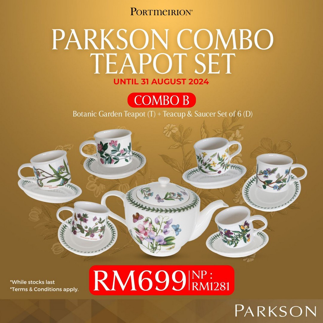 Now till 31 August 2024: Parkson Malaysia – Exclusive Teapot and Coffee ...