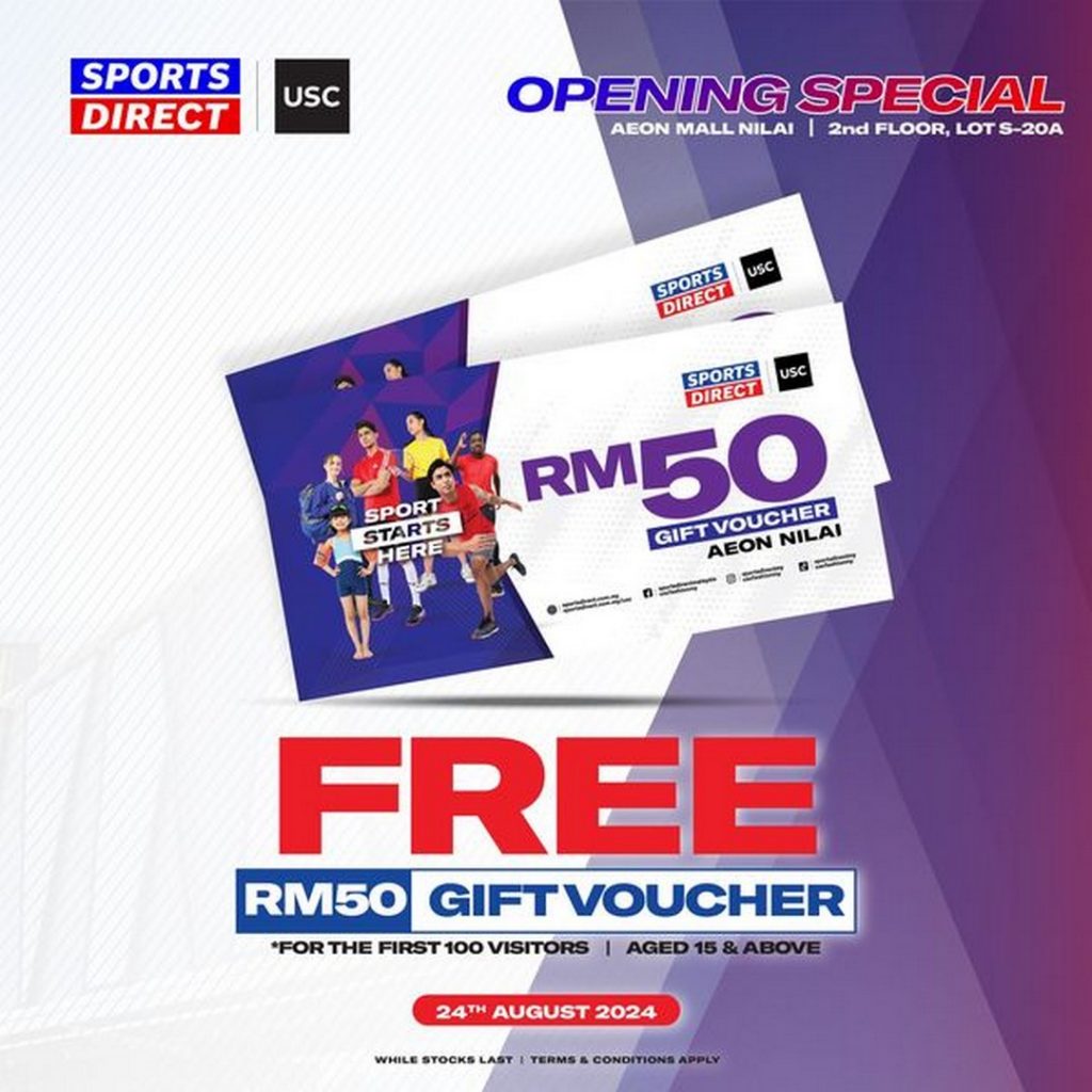 23-25 August 2024: Sports Direct Malaysia, Grand Opening Celebration at ...
