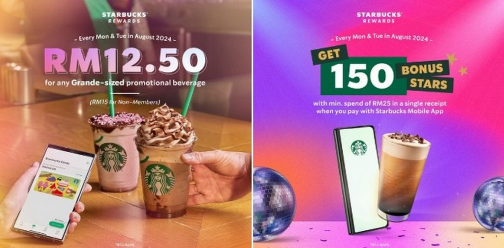 Now till 31 August 2024: Starbucks Malaysia: Exclusive Rewards and ...