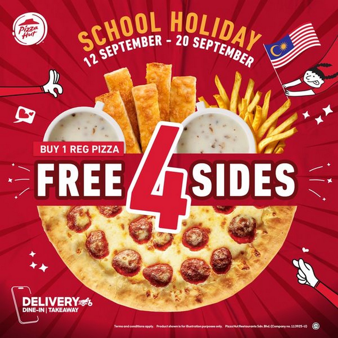 12-20 September 2024: Pizza Hut Sale – Enjoy Free Sides with Every ...