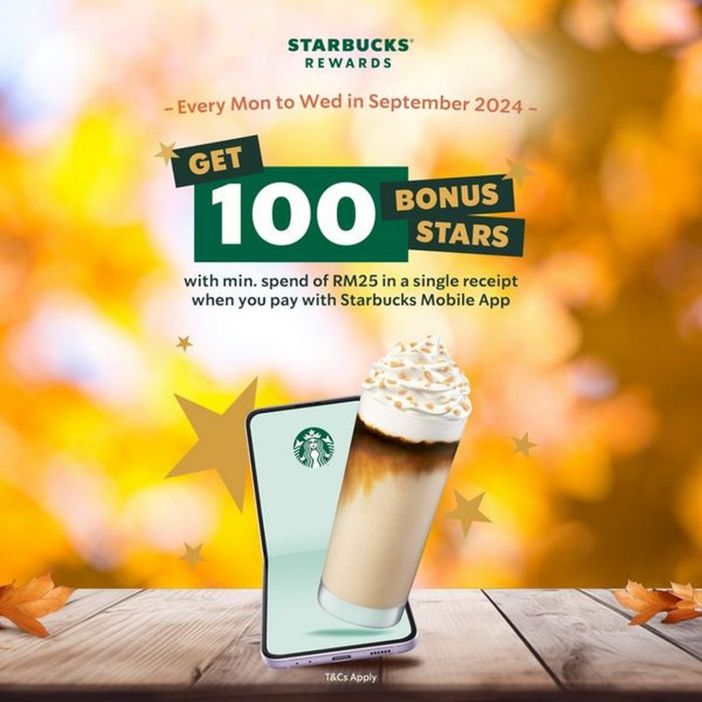 Starbucks Malaysia Monthly Promo September 2024: RM10 Drinks, Bonus ...
