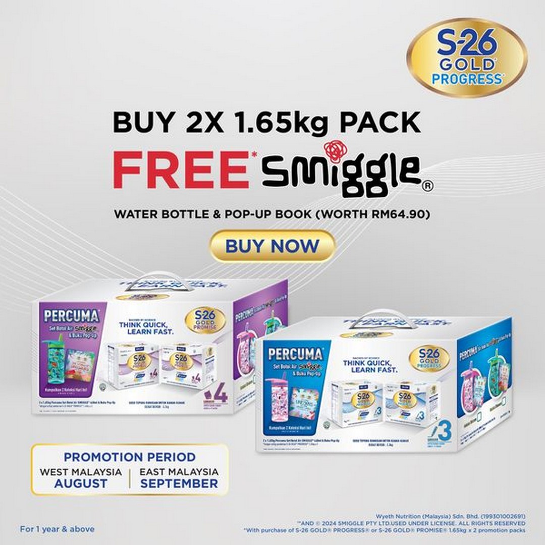 4 September 2024 onwards: Wyeth Nutrition S-26 GOLD® PROGRESS ...