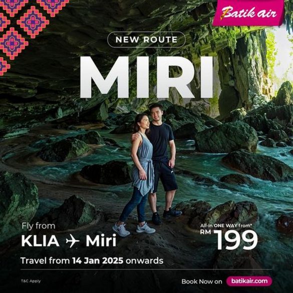 18 October 2024 onwards: Batik Air Malaysia: Exciting New Route to Miri ...