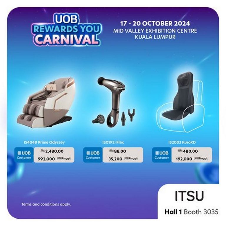 17-20 October 2024: ITSU Malaysia - Exciting UOB Rewards You Carnival ...