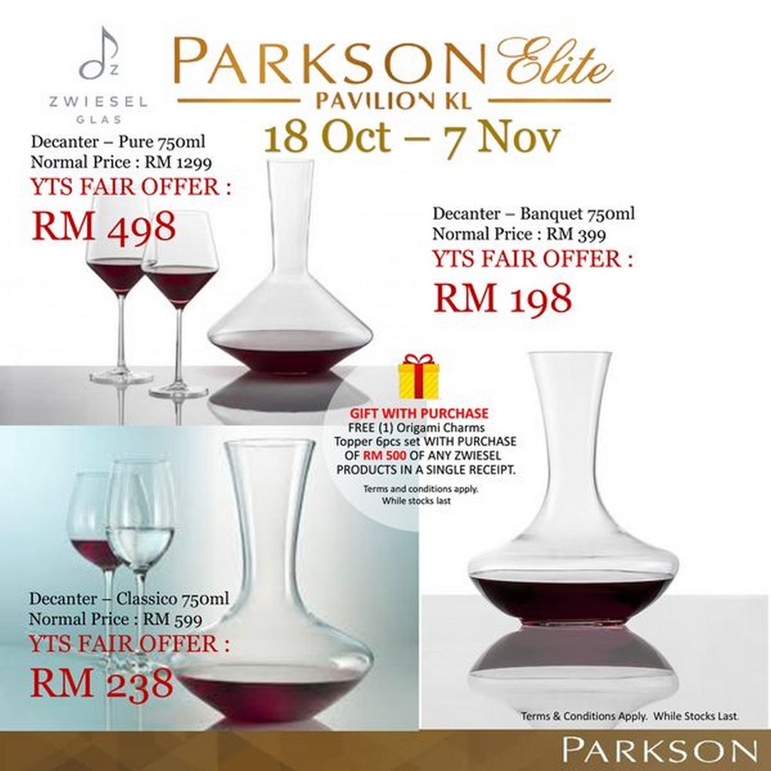 18 October-7 November 2024: Parkson Malaysia – Exclusive Kitchenware ...