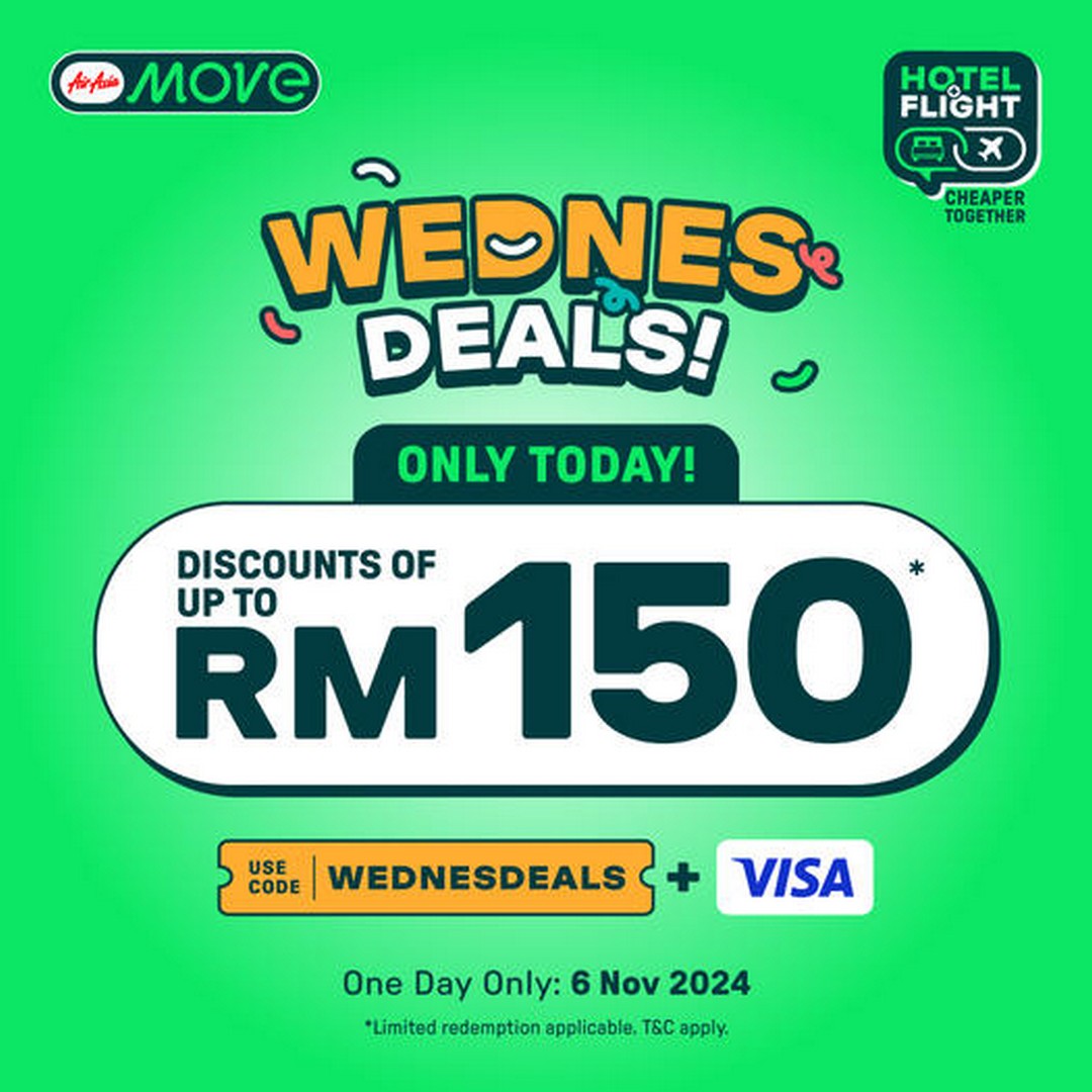 6 November 2024: AirAsia MOVE – Exclusive Travel Promotion: Discount Up ...