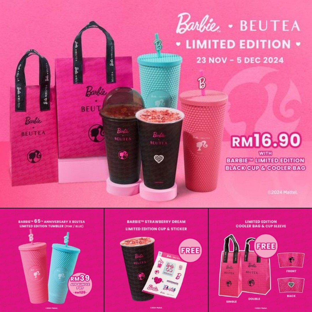 23 November - 5 December 2024: Barbie™ x BEUTEA Exclusive Collaboration ...