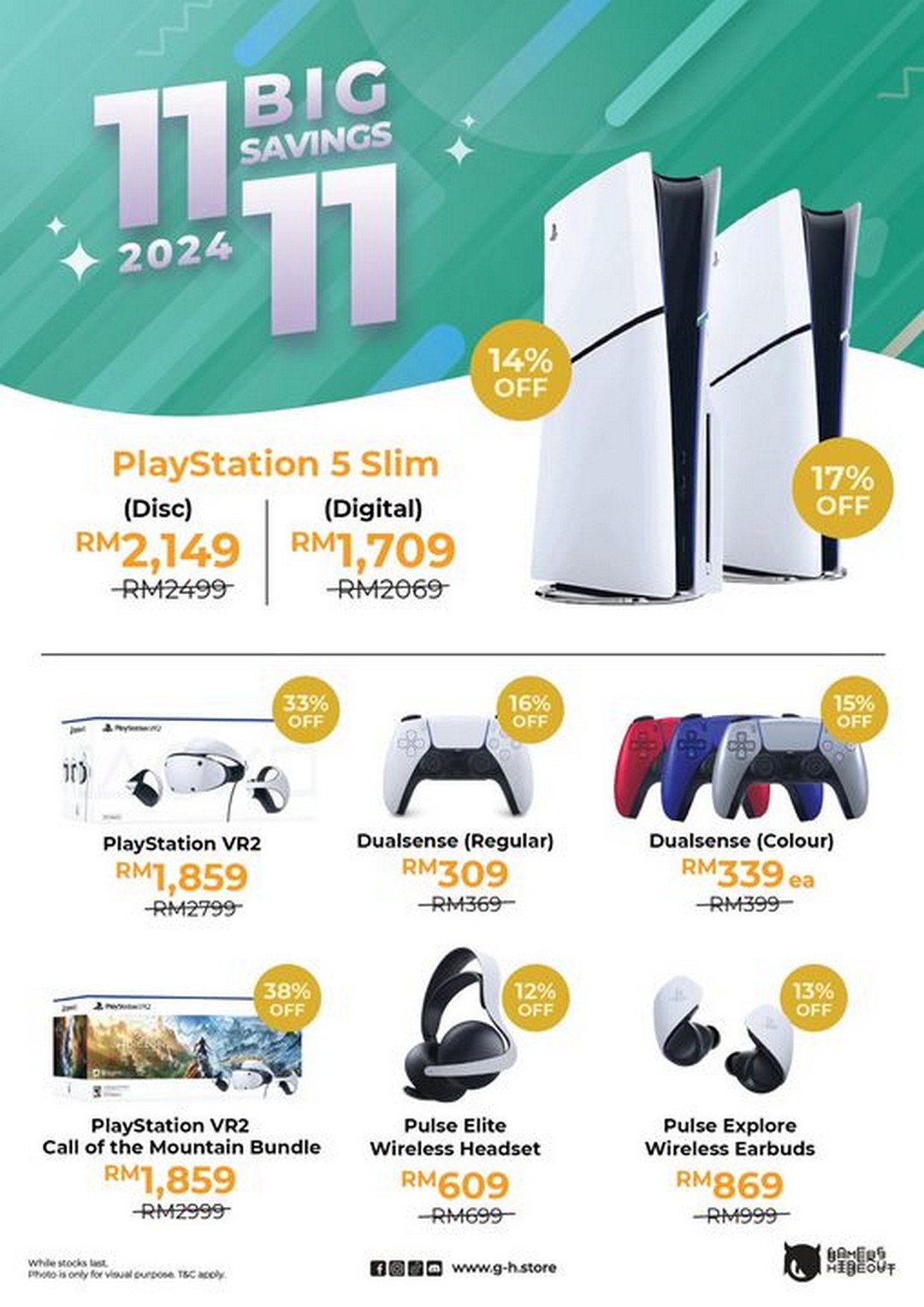 5 November 2024 onwards: Gamers Hideout – 11.11 Big Savings Event ...