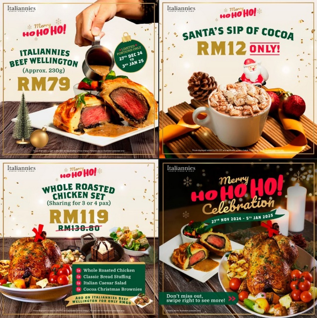 27 November 2024 – 5 January 2025: Italiannies – Festive Feast ...