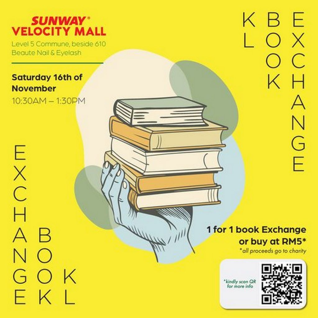 16 November 2024: Sunway Velocity Mall, KL Book Exchange: Book Swap and ...