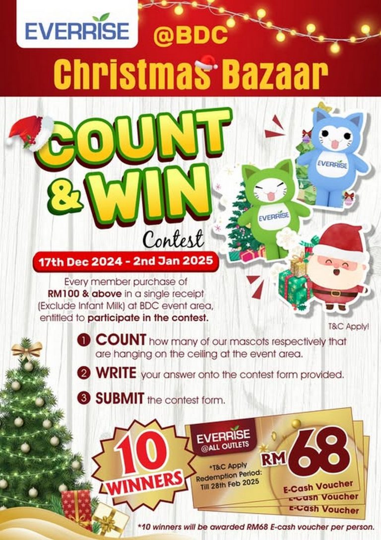 17 December 2024 - 2 January 2025: Everrise BDC Christmas Bazaar: COUNT ...
