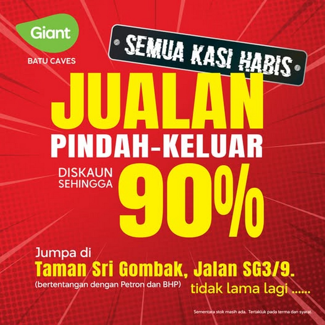 12 December 2024 Onwards: Giant Malaysia – Massive Move-Out Sale – Up ...