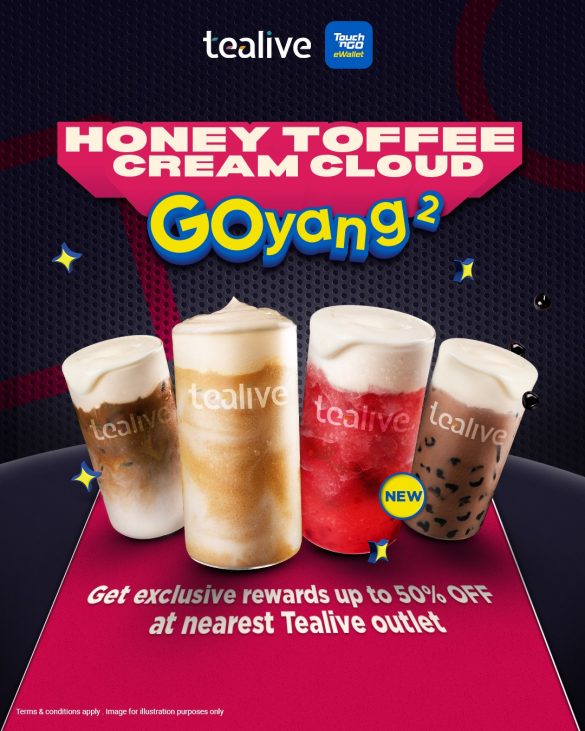 1 December 2024–31 January 2025: Tealive Malaysia: 50% Off Vouchers ...