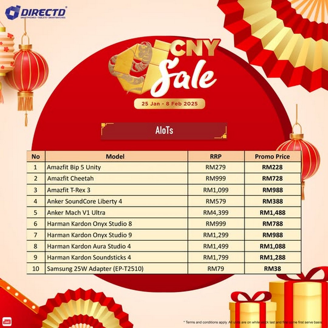 25 January - 8 February 2025: DirectD CNY Sale – Huge Discounts on ...