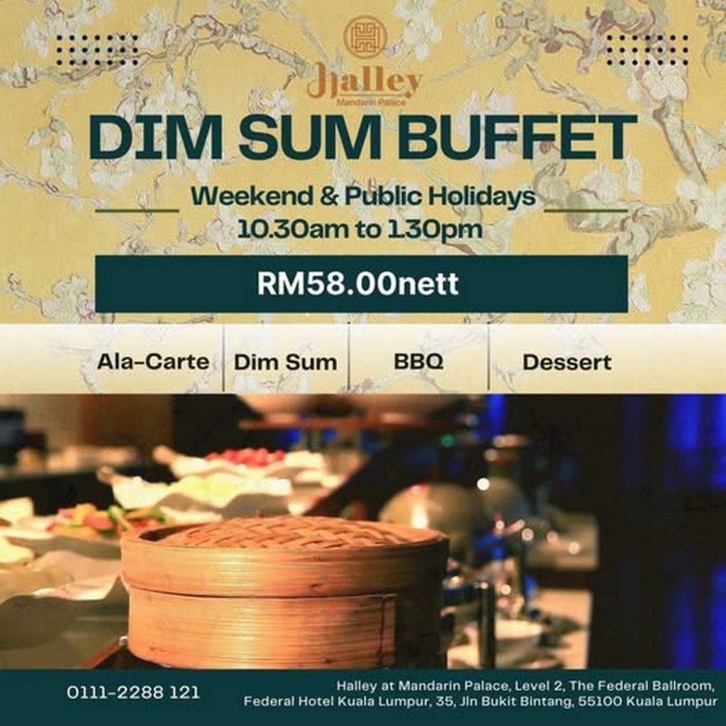 7 January 2025 onwards: Halley at Mandarin Palace: Weekend Dim Sum ...