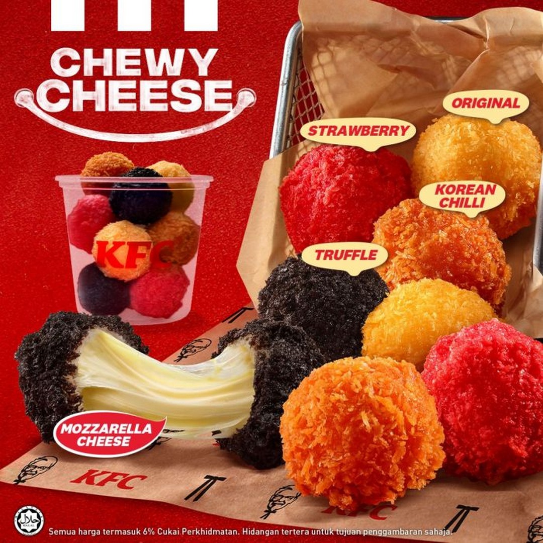27 January 2025 onwards: KFC Malaysia – Chewy Cheese Balls Promotion: 4 ...