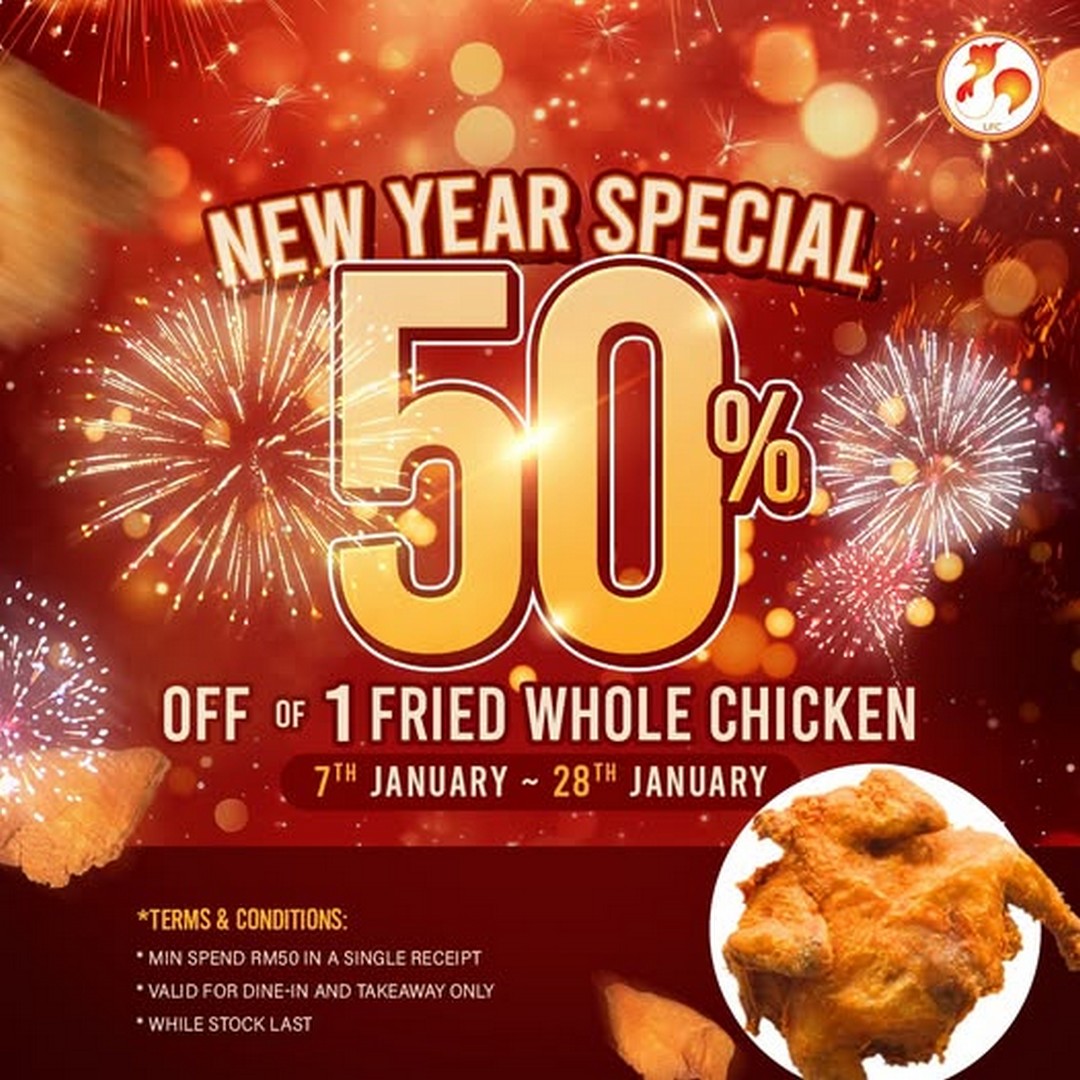 7-28 January 2025: Lim Fried Chicken, New Year Special Sale: 50% OFF ...