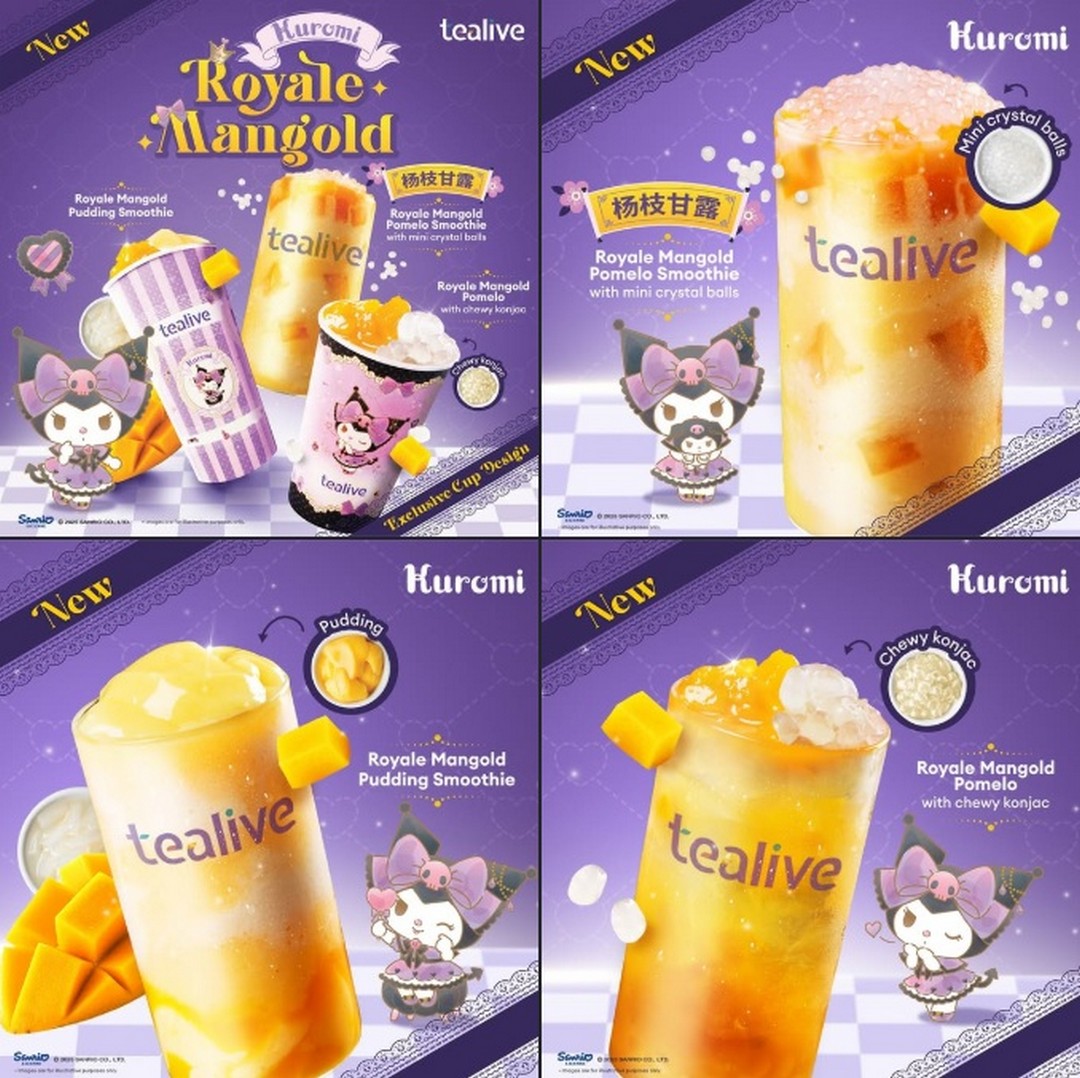 8 January–18 February 2025: Tealive Malaysia – Kuromi Royale Mangold ...