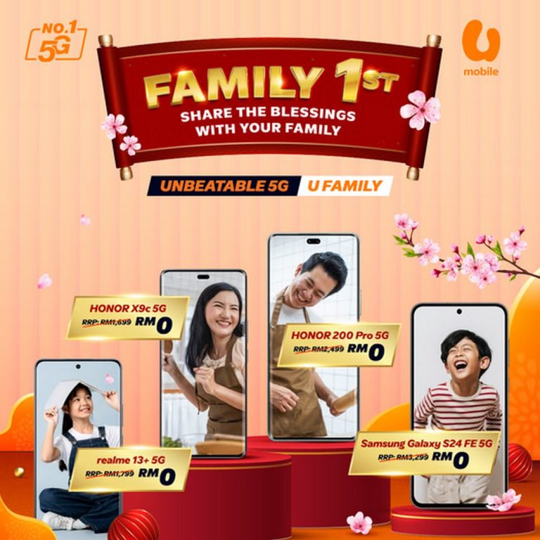 22 January 2025 Onward: U Mobile: Family Plan with 1,000GB 5G Data and ...