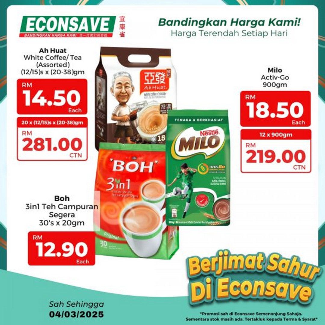 Now till 4 March 2025: Econsave Ramadan Sahur Promotion – Stock Up ...
