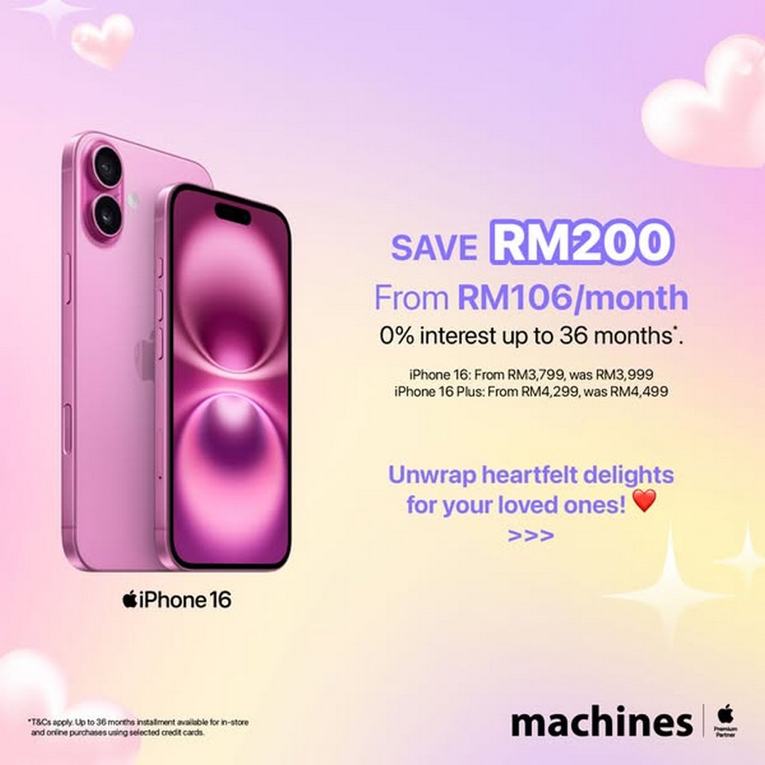 12 February 2025 onwards: Machines – Valentine's Day iPhone Promotion ...