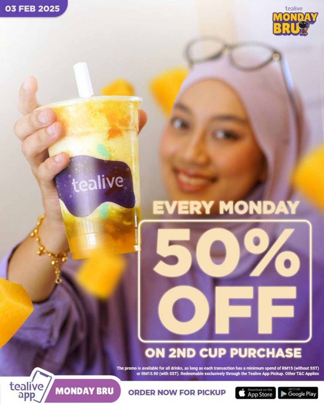 3 February 2025: Tealive – 50% OFF Your 2nd Cup Promotion ...