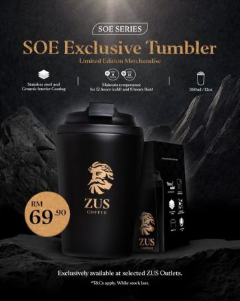 10 February 2025 onwards: ZUS Coffee: Exclusive SOE Tumbler Promotion - EverydayOnSales.com